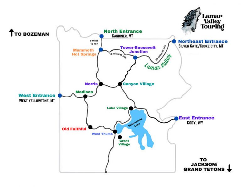 Map - Lamar Valley Touring